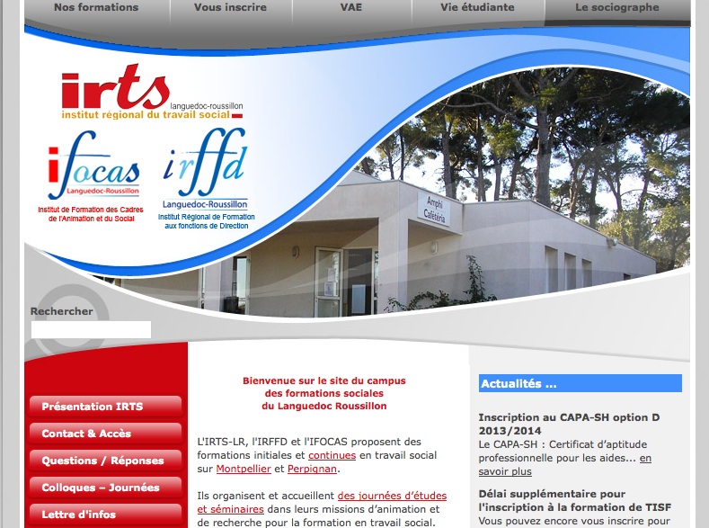 Bienvenue à l`IRTS Paris Ile-de-France